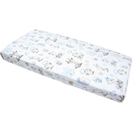 Drap Housse Pour Un Lit Bébé 60X120 Cm 100% Coton Literie Bébé Matelas ...