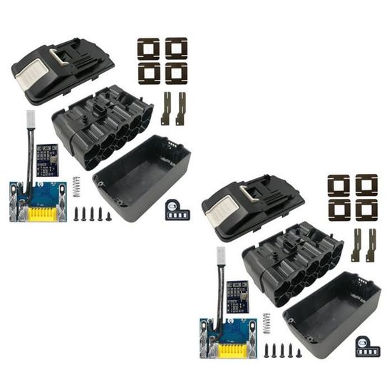 2 Ensemble BL1830 10 X 21700 BoîTier de Batterie PCB Charge Protection ...