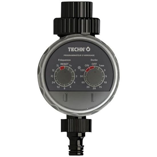 Programmateur d'arrosage - TECHNO - 1 voie avec électrovanne à bille - Cdiscount Jardin