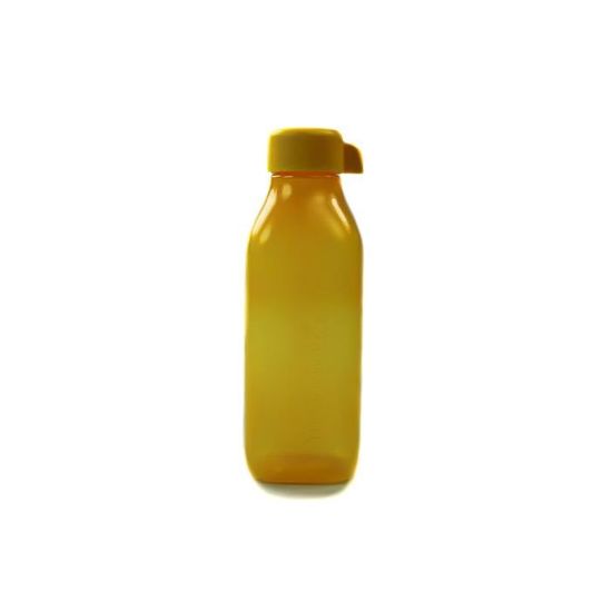 TUPPERWARE Eco Bouteille carré 500 ml jaune-orange + CHIFFON EN ...
