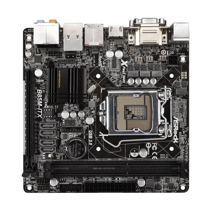 Carte mère ASRock B85M-ITX Intel B85 LGA 1150 2xDDR3 16GB Mini-ITX - Cdiscount Informatique