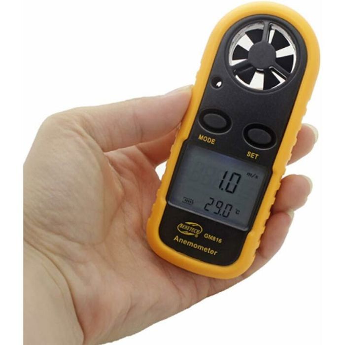 Digital Anemometer Anemometer with Backlit LCD Display, Measures Air ...