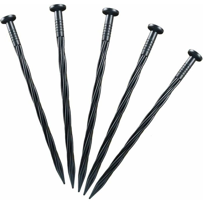 Clous Bordure de Gazon 25 Piquets d'Ancrage en Plastique pour Jardin 8 ...