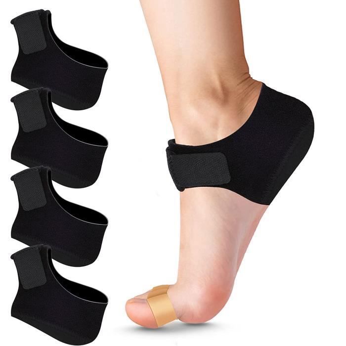 2 Paire Protege Talon pour Fasciite Plantaire Tendon Achille avec Doux ...