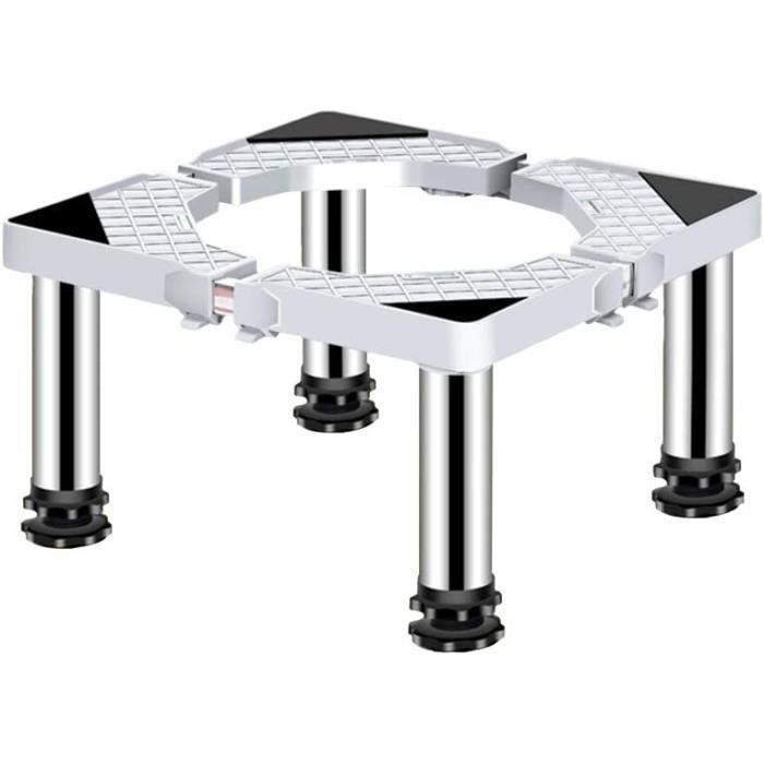 Support de Machine à Laver Base réglable multifonctionnelle 4 Pieds ...