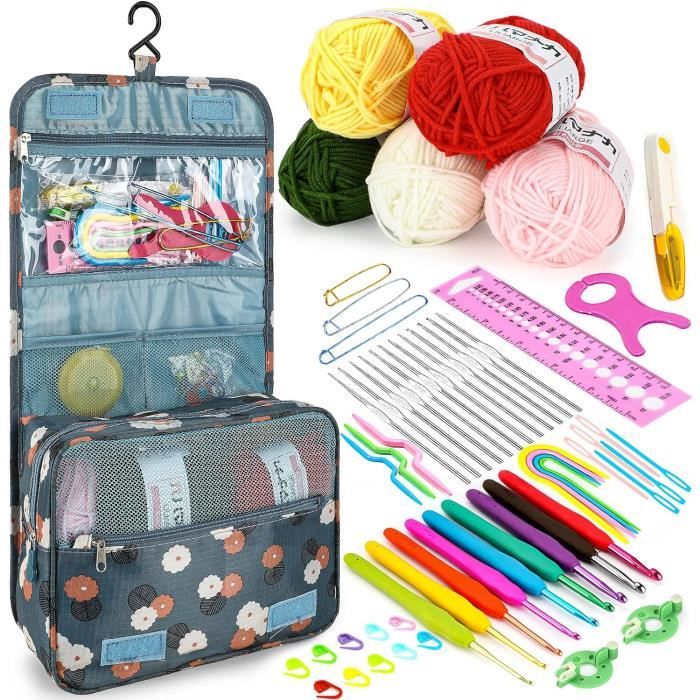 Crochet Tricot, Kits de Crochet pour Adultes Débutants, Kit de Crochet ...