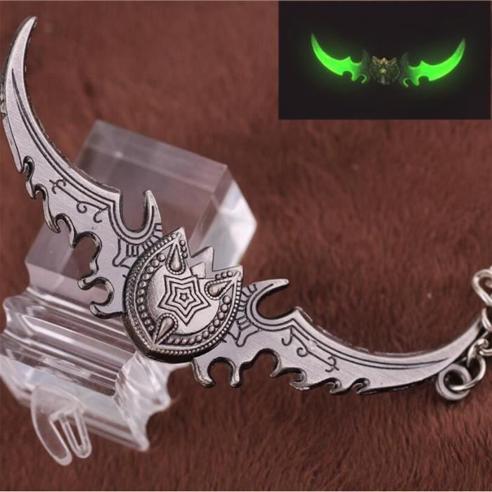 Rcraft Keychain Cool glaive de guerre d’Azzinoth jouet alliage porte ...