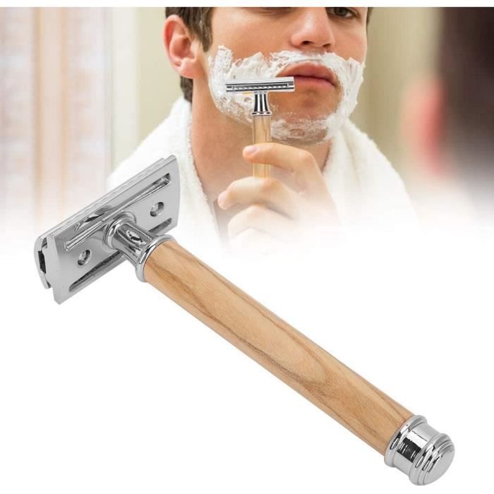 Rasoirs pour Homme, Rasoir Sûreté avec Tête de Lame Double Face ...