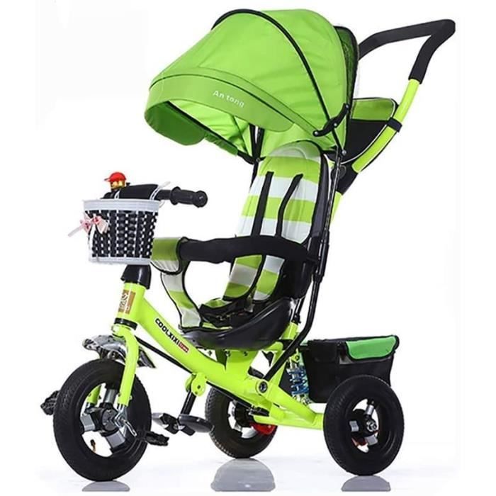 Tricyclette Tricycle Bébé Trice Pliable, 3 Roues Poussoir Maximum 4 sur ...