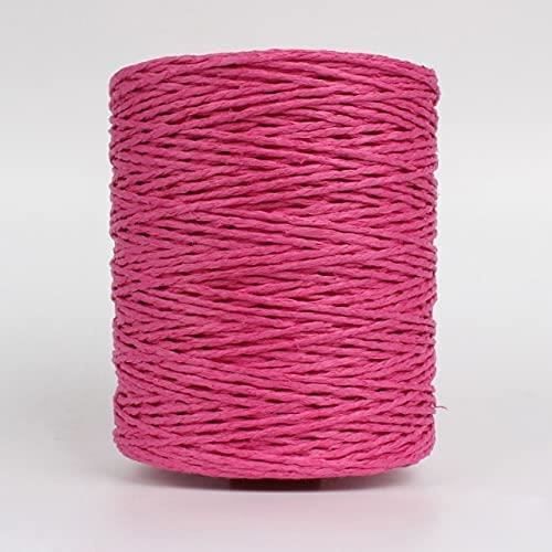 280 mètres Fils colorés Fil de Paille de Raphia pour l'été tricoté à la ...