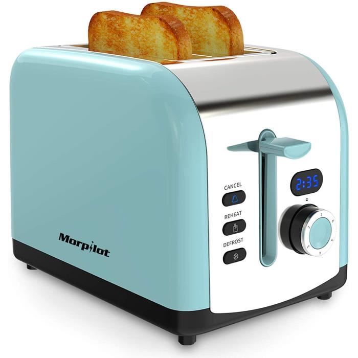 TOASTER Morpilot Grille Pain Toaster Inox Baguette Automatique Toaster ...