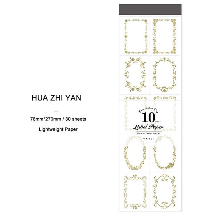 BQB-FGYJ-08 - bloc Notes déchirable à bordure Simple INS, 30 feuilles ...