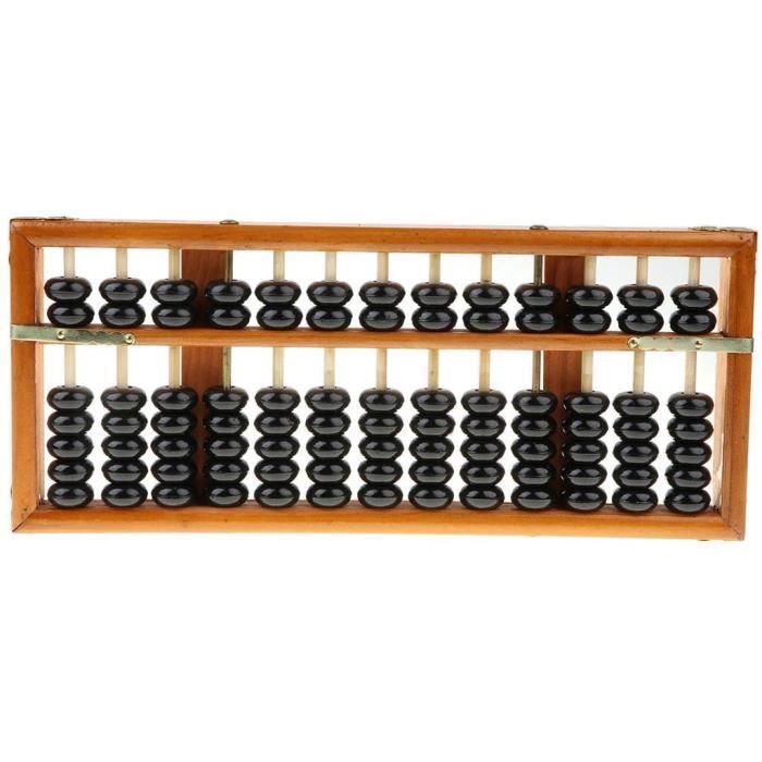 Tubayia Boulier de Perles Vintage Chinois Abaque de 13 Chiffres Outil ...