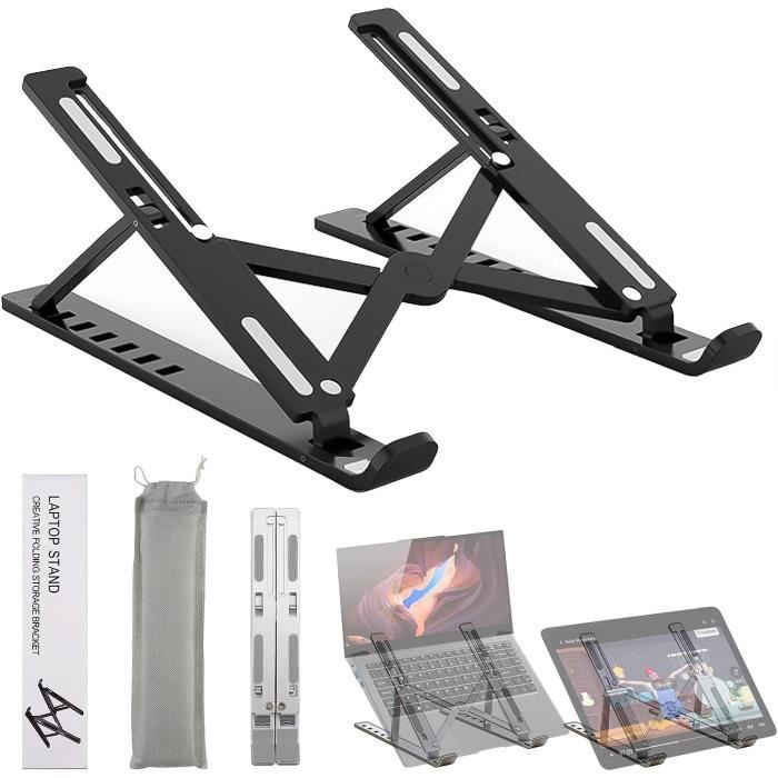 Support Pour Ordinateur Portable En Aluminium, Réglable En Hauteur ...