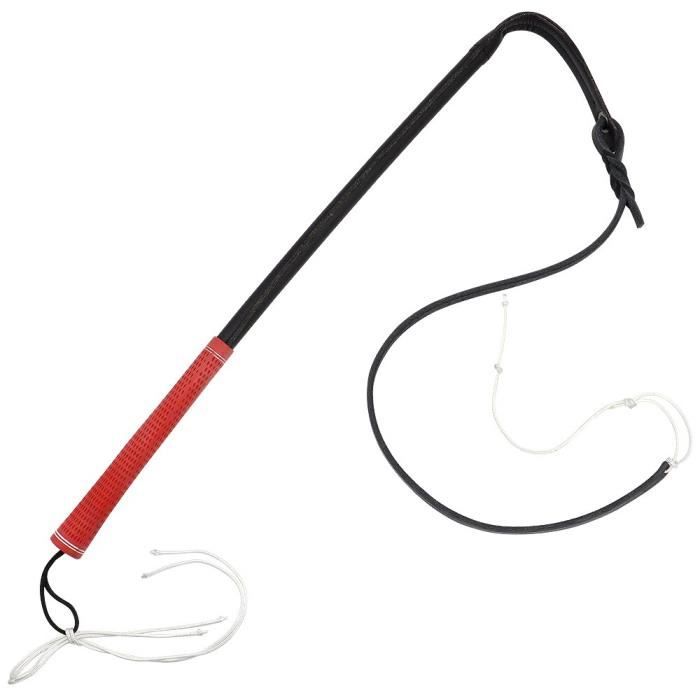 Durable Pet Training Tool Strong Leather Dog Whip Leash Medium Large ...