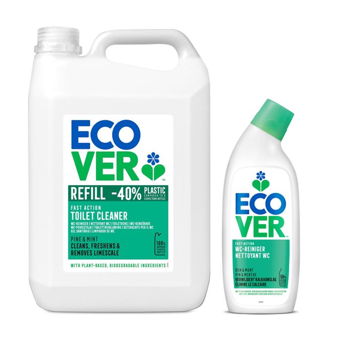 ECOVER Nettoyant WC 5L - Pin & Menthe + 750ml gratuit - Cdiscount Au quotidien