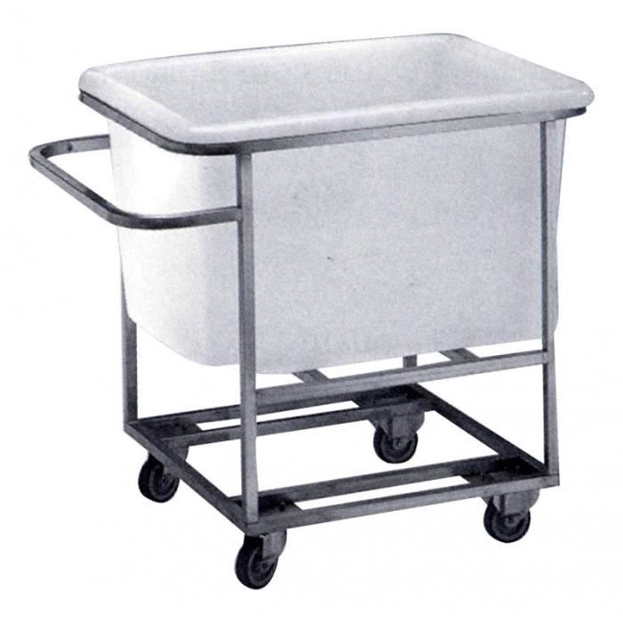 Chariot de Transport PAD Inox 304 Bac Poly. 220L - L2G - - Inox900 ...