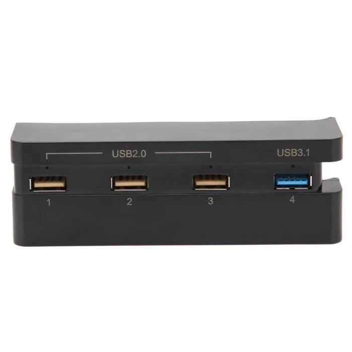 HAOLIP-Hub USB 4 ports USB 31 + 20 pour PS4 Slim - Noir - Cdiscount ...