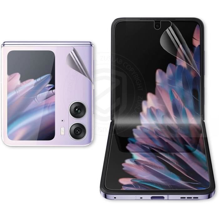 Lot De 2 Films De Protection D'Écran Pour Oppo Find N2 Flip Tpu Souple ...