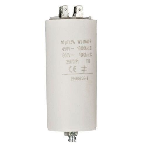 Condensateur De Démarrage Pour Moteur Électrique 450 Vca,40 Uf[J369 ...