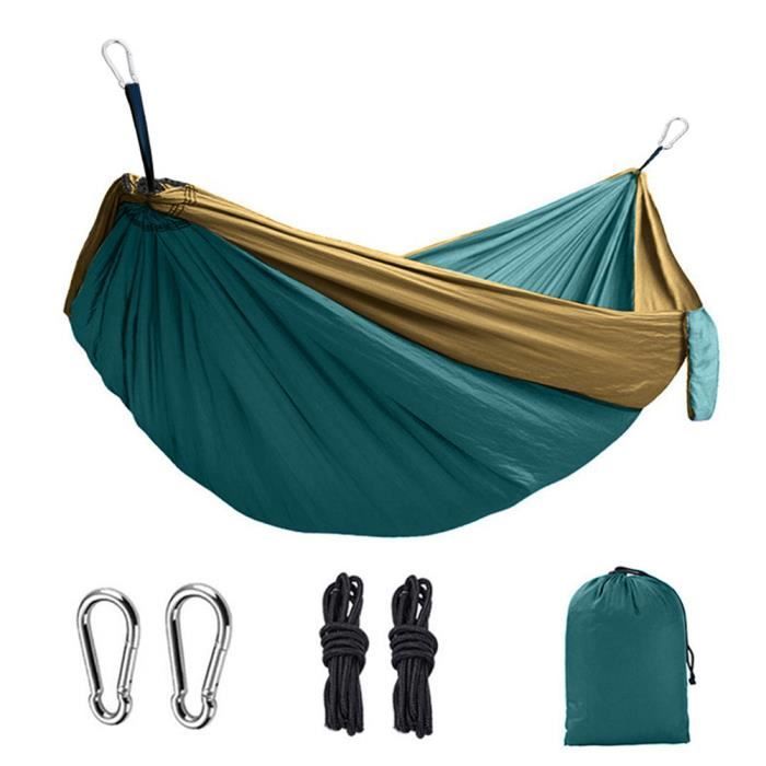 Dark Green Hamac de camping parachute pour une place lit-balançoire d ...