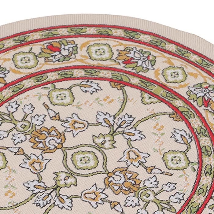 1: 12 tapis rond de maison de poupée 1: 12 Dollhouse Round Carpet 6.2in ...