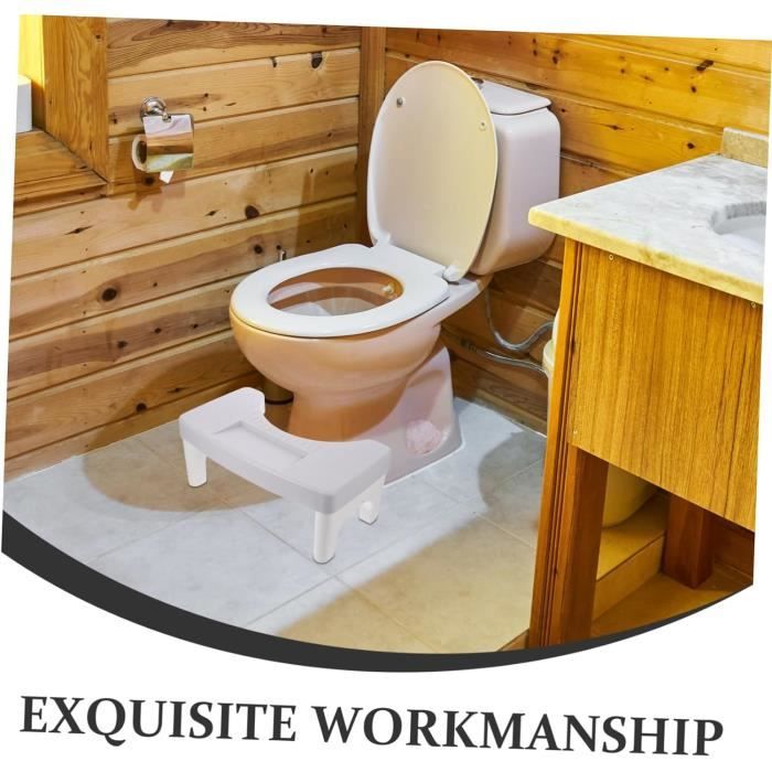 Tabouret De Caca Repose-Pieds Salle De Bain Escabeau En Plastique ...