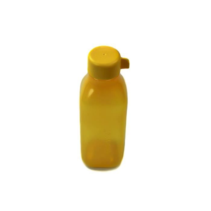 TUPPERWARE Eco Bouteille carré 500 ml jaune-orange + CHIFFON EN ...