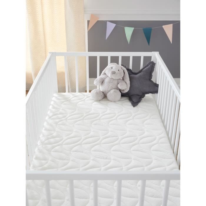 Babysom - Matelas Bébé Bamboo - 60x120 cm | Viscose au toucher Ultra ...