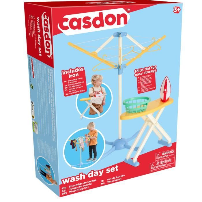 Ensemble de repassage pour enfants - CASDON - Planche, fer à repasser ...