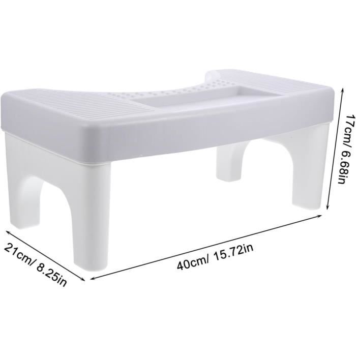 Tabouret De Caca Repose-Pieds Salle De Bain Escabeau En Plastique ...