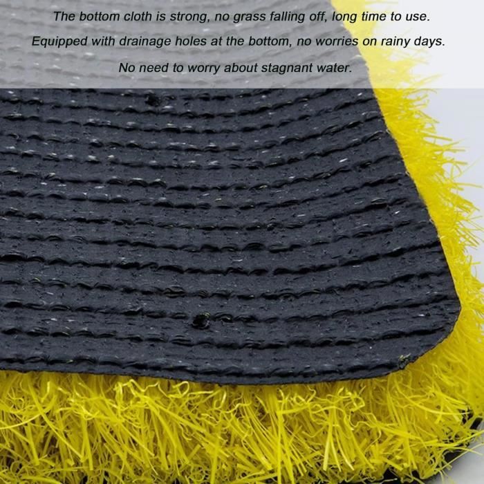 Tapis Extérieur, Pâturage Artificiel Tapis D'Herbe, Réaliste Synthétique Tapis De Pelouse, Avec ...