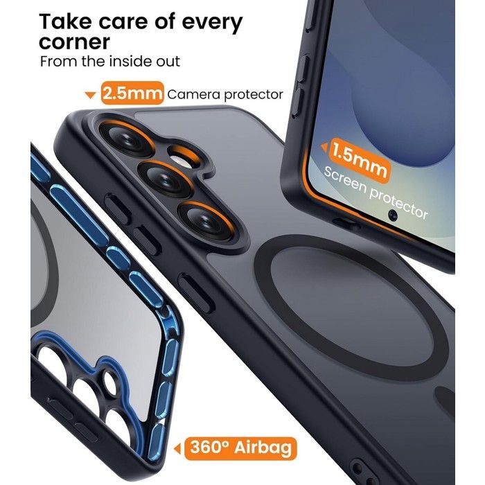 Coque protection MagSafe - MASSILIA TECH - Samsung Galaxy S25 - Aimant ...