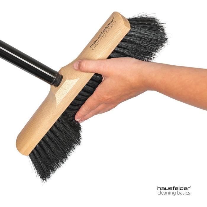 Balai intérieur avec Tige, Balai Anti-poussière en Bois, Balai intérieur Fin et Doux (30 cm de ...