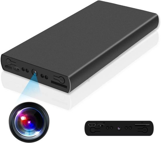 Caméra Espion Cachée, HD 1080P Caméra Cachée avec Powerbank ...