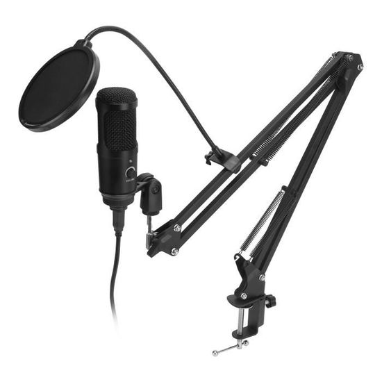 Ashata kit de micro pour PC à condensateur Kit de microphone à ...