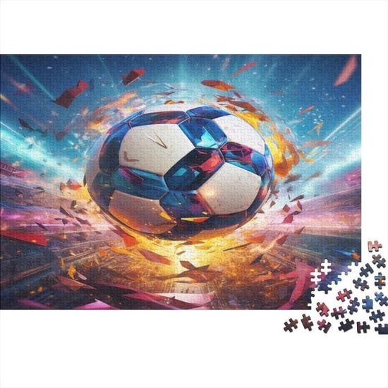 Sports De Balle Puzzle Adulte 1000 Pièces Un Football Puzzle Classique ...
