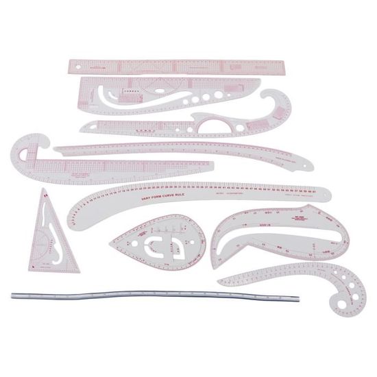 HURRISE règle de courtepointe 11 pièces règle de couture polyvalente ...