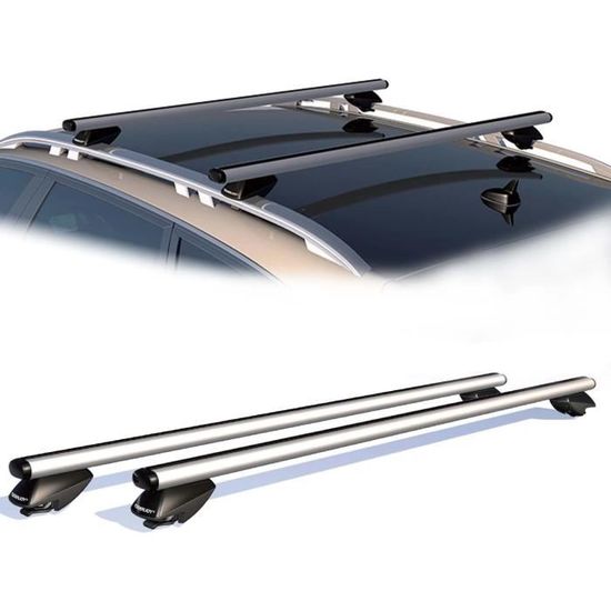 COWVIE 123.2 cm Barres transles de Toit réglables en Alm – 1 Paire280 ...
