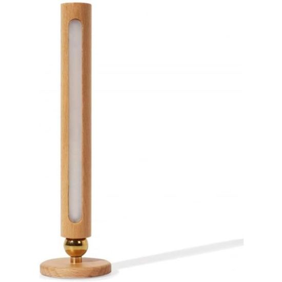 Applique Murale Cylindrique En Bois À Led Avec Interrupteur Tactile ...