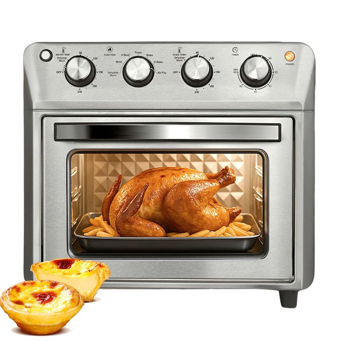 Four de cuisson 26L multifonction Friteuse à air avec Plaque de cuisson ...