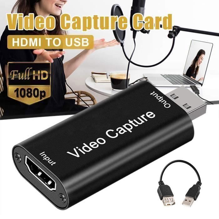 Carte de capture audio vidéo Capture vidéo HDMI vers USB Full HD 1080p ...