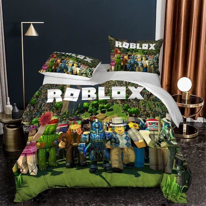 Roblox Parure De Lit 135 X 200 Cm-Avec Housse De Couette Roblox-Avec ...