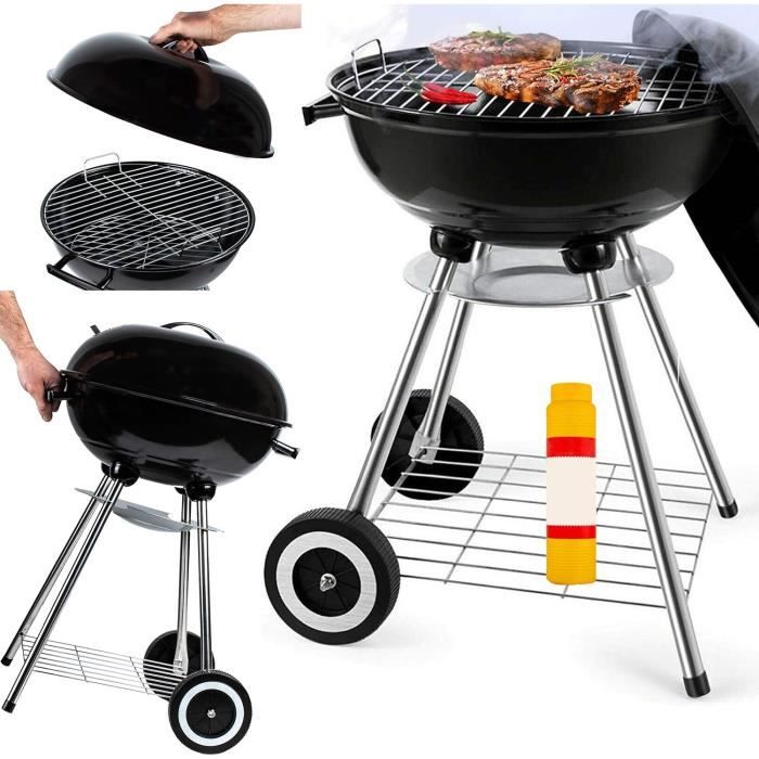 Barbecue Au Charbon Magickugel Gm6000, Jardin, Ventilation, Avec Grille Chromée, Ouverture Pour ...