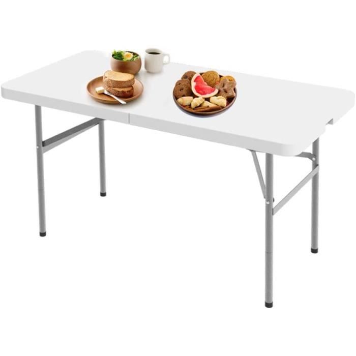 Table Pliante Camping, Table de Jardin Plastique, Traiteur Pliante ...