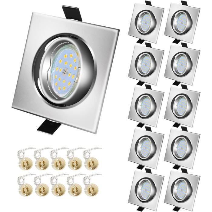 Spot Led Encastrable Orientables 230v Lumière Blanc Froid 6000k 5w