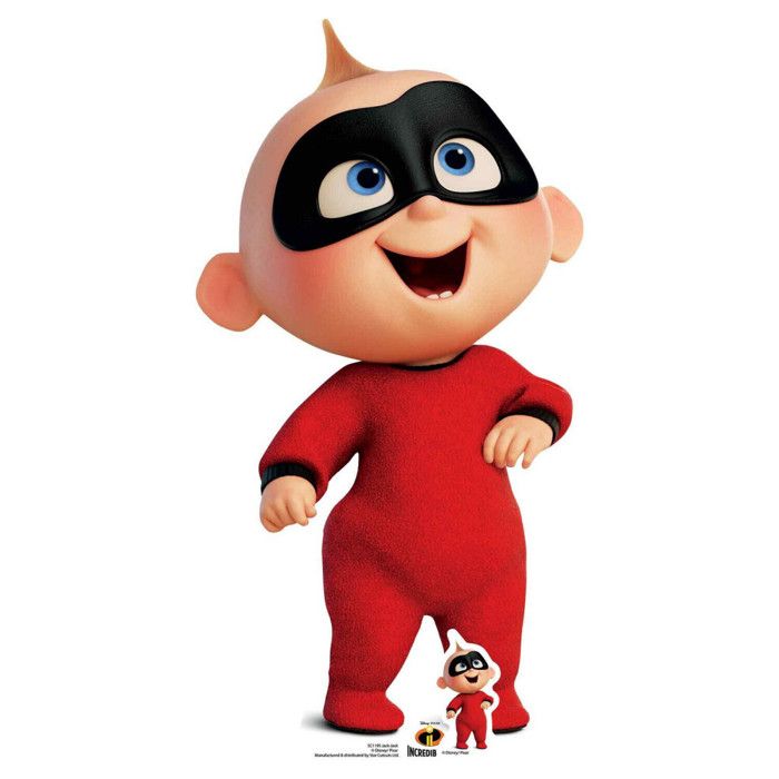 Figurine en carton - Les Indestructibles - Jack-Jack - Hauteur 74 cm ...