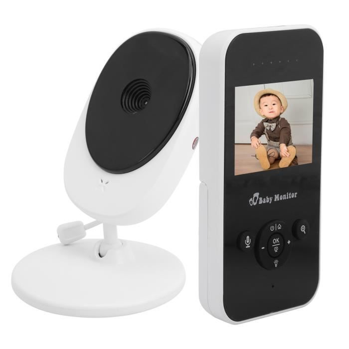 Cikonielf Moniteur pour bébé Moniteur vidéo numérique sans fil de 2,4 ...