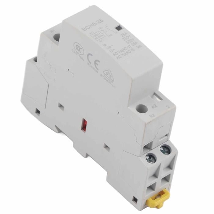 Contacteur Ac Contacteur Sur Rail Din 2P 25A 220V/230V 1No 1Nc, Matériau De Haute Qualité ...