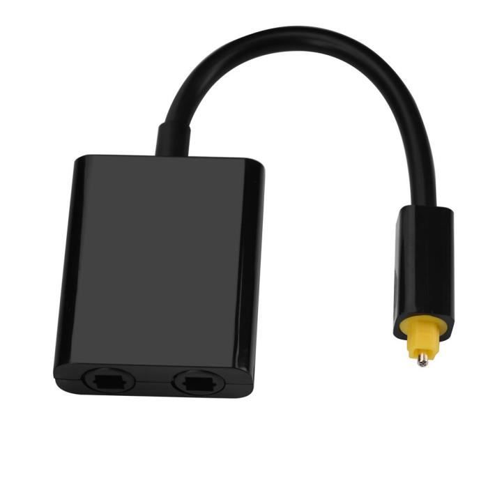 Hililand Cable optique Câble Audio Adaptateur Séparateur Audio Optique ...